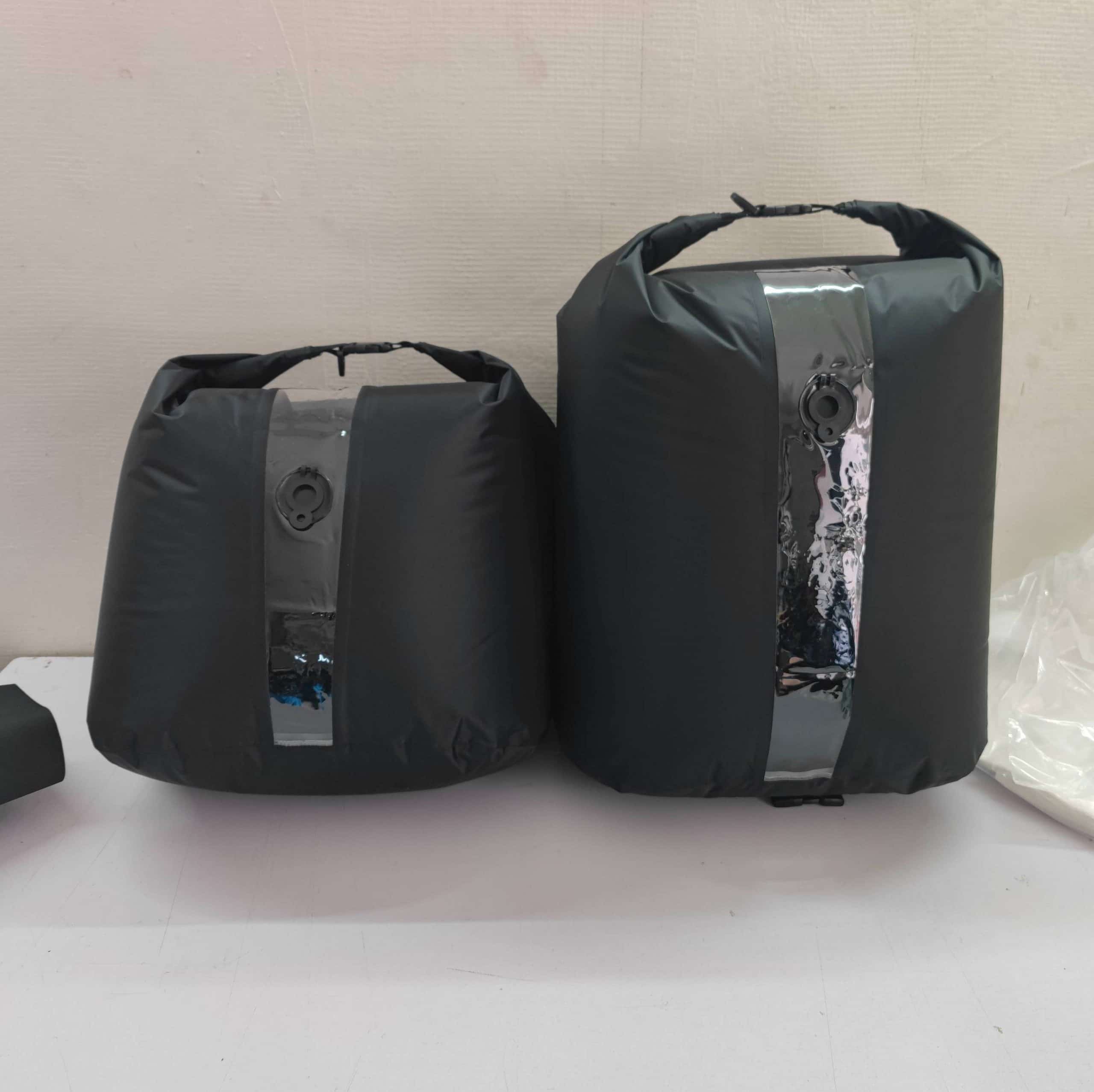 Large Dry Bag - With transparent window and air valve - 60 and 90 Litre